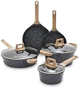 Amazon.com: GreenLife Click 10-Piece Ceramic Nonstick Cookware Set ...