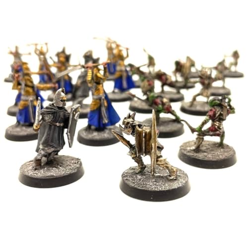 Amazon.com: Warriors of Middle-Earth 24 Painted Miniatures Goblins ...