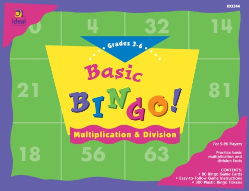 Amazon.com: Basic Facts Bingo: Multiplication and Division, Grades 3 to ...
