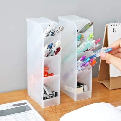 UNITY ENTERPRISE Translucent White Pen Stand For Office And School ...