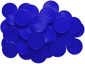 CombiCraft blank biodegradable tokens Blue 29mm diameter - 100 pieces ...