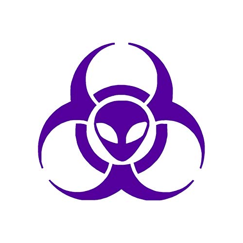 Purple Biohazard Symbol
