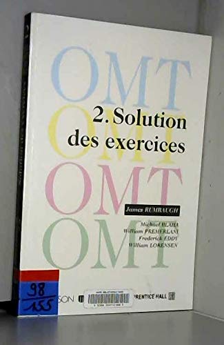 OMT .2 , Solution des exercices by James Rumbaugh