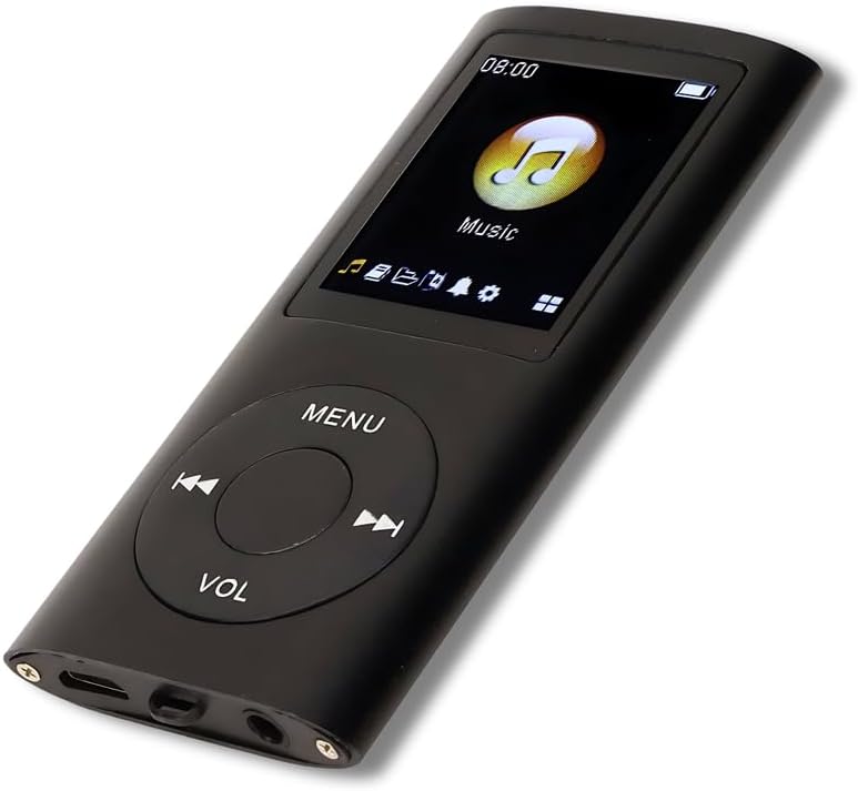 AUDIOCULAR M21 32GB Portable Mp3 Music Player with Bluetooth, 2.4” LCD ...