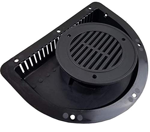 Amazon.com: Side Wall Forced Air Vent Cargo Trailer Camper RV (Black ...