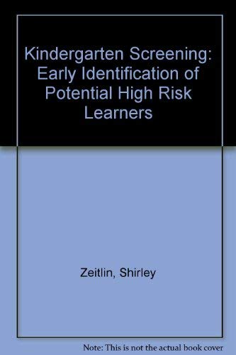 Amazon | Kindergarten Screening: Early Identification of Potential High ...