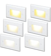 LEONLITE 5CCT 120V LED Step Lights, 3.5W 150LM 5%-100% Dimmable Indoor ...