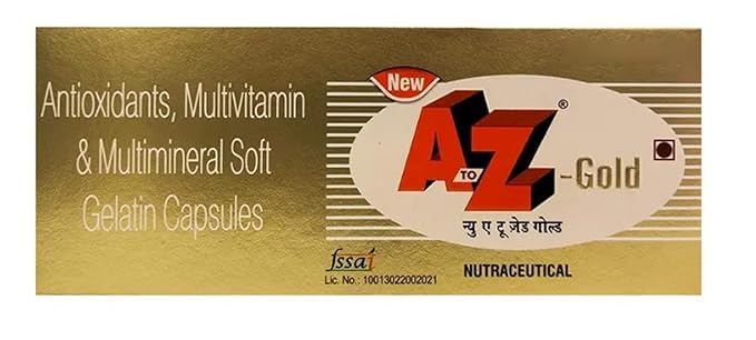 New A to Z Gold 15 Capsules- For Antioxidant, Multivitamin ...