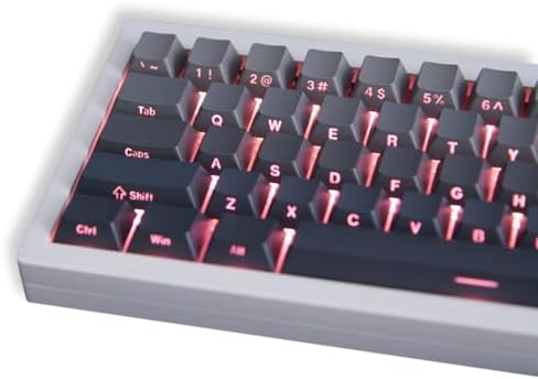 Amazon.com: Grey Gradient Keycaps, Pbt Doubleshot Cherry Profile, Side ...