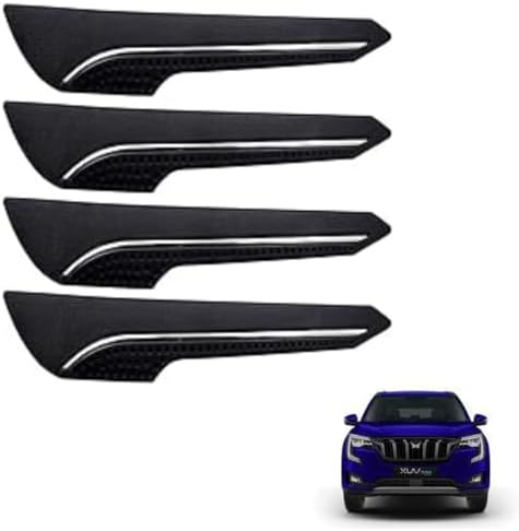 Autokaar Car Front and Rear Bumper Corner Guard Protection Chrome Line ...
