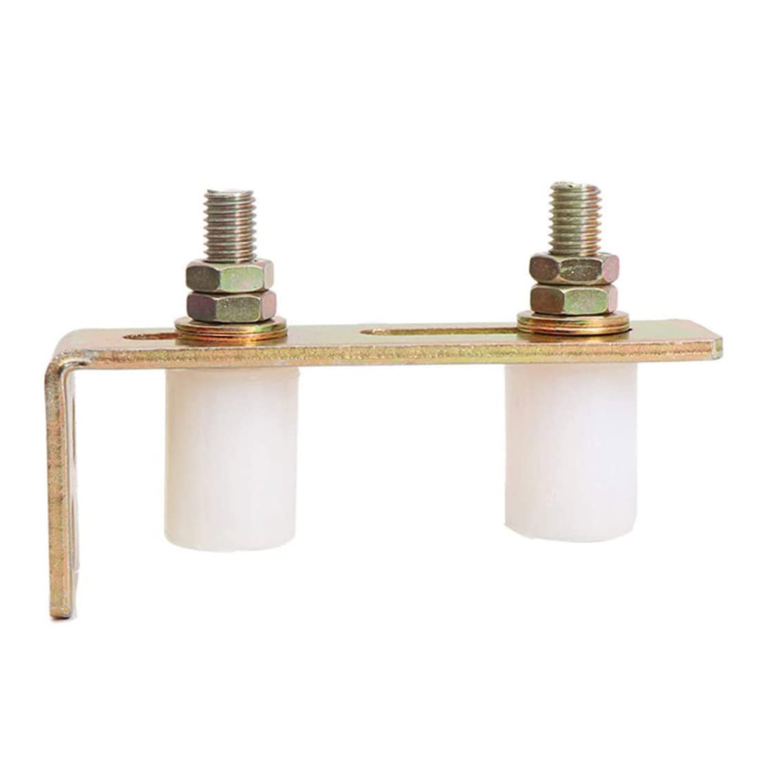 Buy NIDONE Slide Gate Assembly Adjustable Dual Nylon Guide Rollers with ...