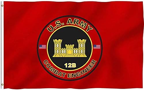 Amazon.com : Combat Engineer Flag 3x5 For Outdoors Garden Flags Banner ...