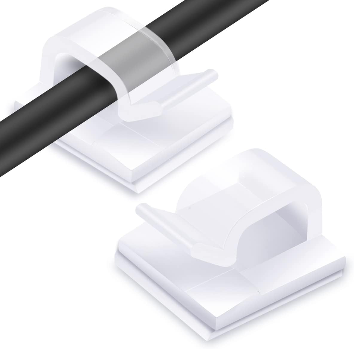 Amazon.com: 60PCS Cable Clips, KGROTE Extension Cord Clips Outdoor ...