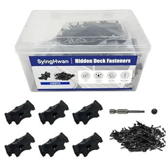 Hidden Deck Fasteners for Composite Decking, Plastic Hidden Fasteners ...