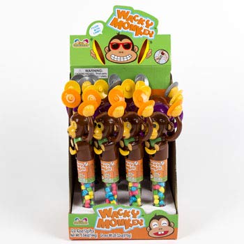 Amazon.com : WACKY MONKEY CANDY IN 12CT COUNTER DISPLAY, Case Pack of ...