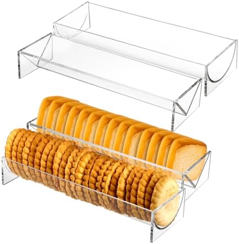 Amazon.com | Gueevin 6 Pcs Clear Cracker Tray for Serving Rectangular ...