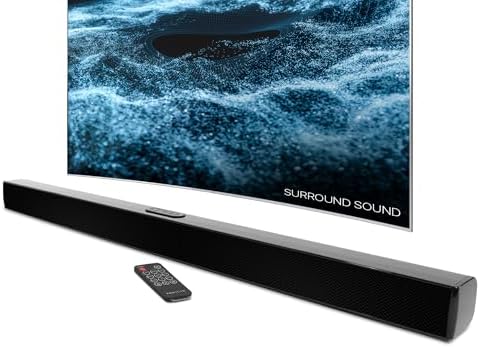 Amazon.com: PROSCAN 37-Inch Bluetooth Speaker, Ultra-Slim Sound Bar For ...