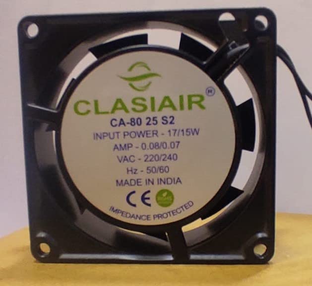 CLASIAIR Cooling Fan 3 Inch 80 X 80 X 25 MM CA-80 25 S2 For Heavy ...