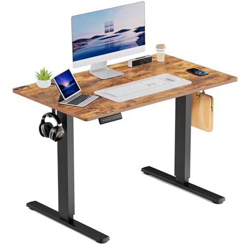 Snapklik.com : 40 Inch Electric Standing Office Desk Height Adjustable ...