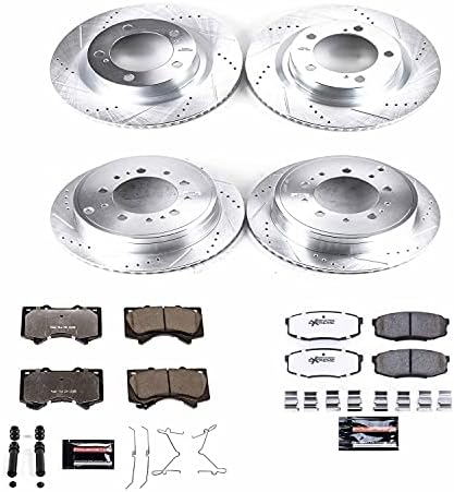 Amazon.com: OE Replacement Direct Fit Brake Kit Compatible for 2007-2012 TOYOTA TUNDRA Front and ...