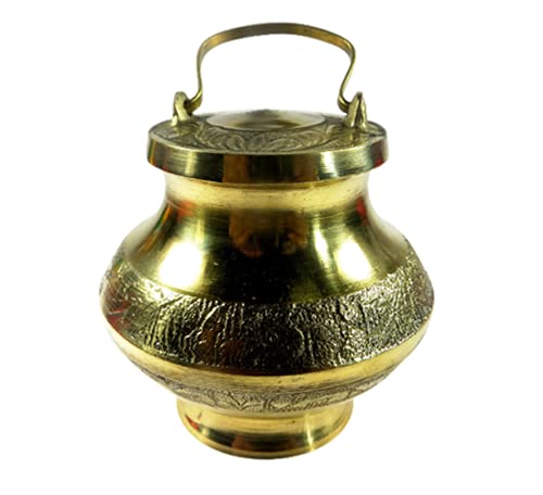 Buy ORIVILLE® Brass Kalasa Brass handcrafted holy GANGAJAL/MILK LOTA ...