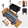 Amazon.com : Timber Ridge 49" Extra Long Collapsible Folding Wagon with ...