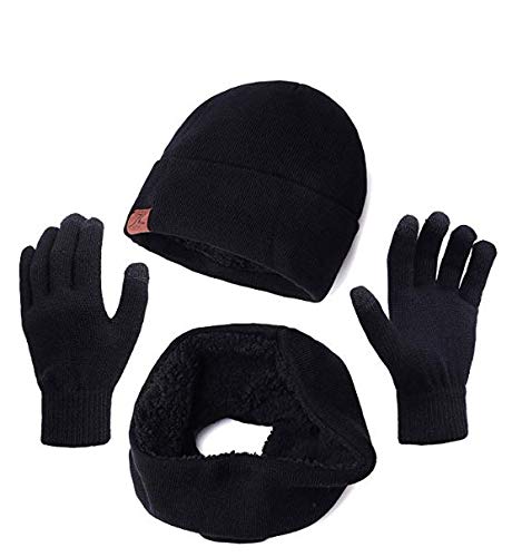 Buy Handcuffs Winter Knit Beanie Cap Hat Neck Warmer Scarf and ...