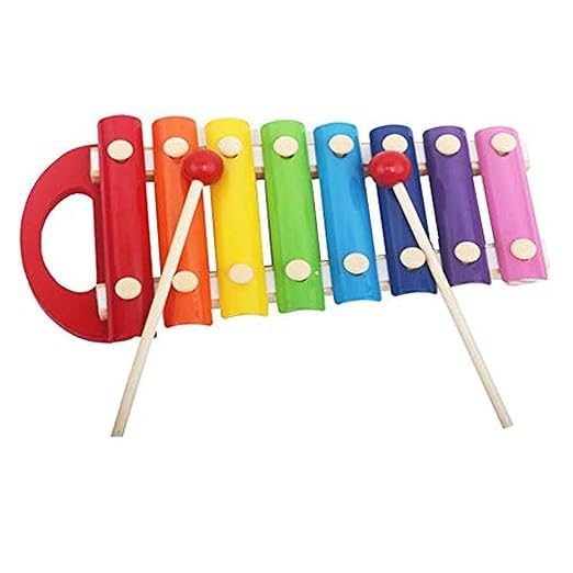 Buy SubiMouIQ Wooden Montessori Toy, Xylophone with 8 Notes(Big Size ...