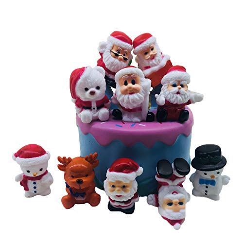 Santa Claus Cake Topper,Cake Toppers Picks for Kids Birthday Party ...