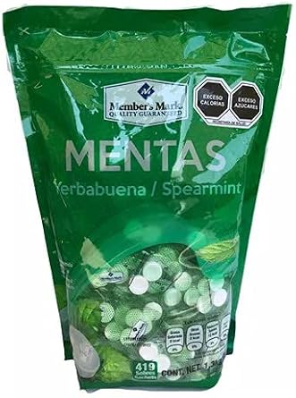 Mentas. Yerbabuena. 419 sobres con dos pastillas cada una. : Amazon.com ...