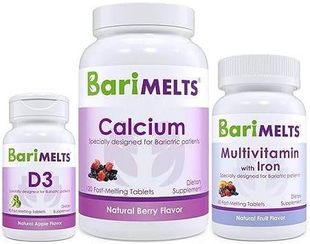 Amazon.com: BariMelts Immunity Bundle - Multivitamin with Iron, Calcium ...