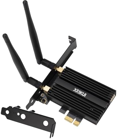 Amazon.com: WiFi 6 AX200 AX200NGW Desktop PCI-E Wireless Adapter Dual ...