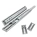 Homdiy 5 Pairs Soft Close Drawer Slides 22 Inch Cabinet Drawer Slides ...
