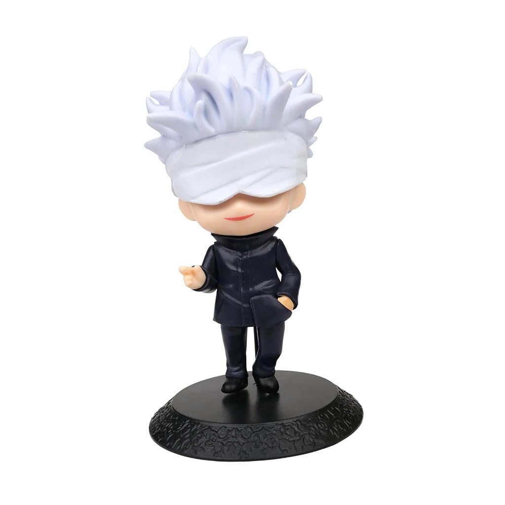Buy Satoru Gojo Anime Action Figure Jujutsu Kaisen Chibi Figurine ...