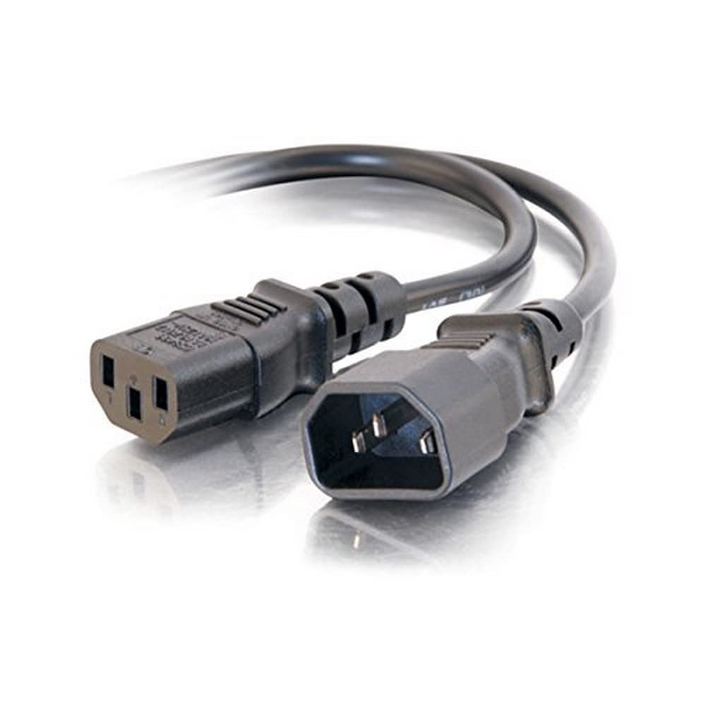 Amazon.com: C2G Power Cord, Short Extension Cord, Power Extension Cord ...