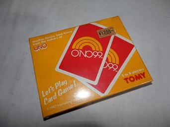 Amazon.co.jp: O'NO99 オーノー99 TOMY カードゲーム UNO ウノ レトロ 未使用 ONO99 G47 : おもちゃ