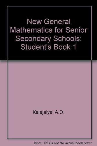 New General Mathematics for Senior Secondary Schools: Student's Book 1 ...