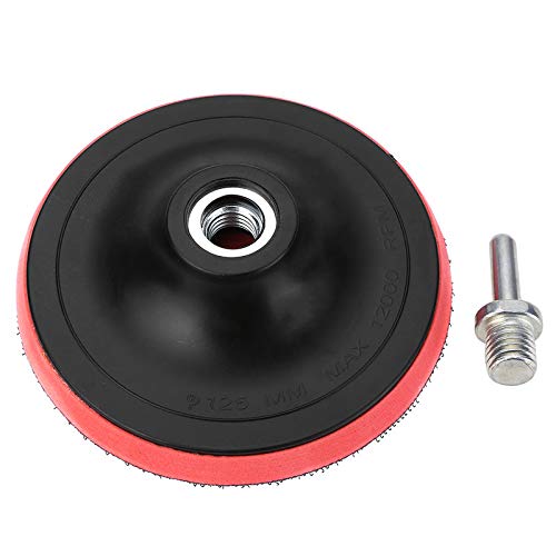 1pc 5 inch 12.5cm Rubber Backing Pad + M14 Drill Thread Polishing ...