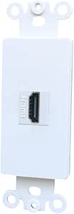 Amazon.com: BOPLAT 1 Port HDMI Decora Wall Plate Insert - 4K/8K HDMI ...