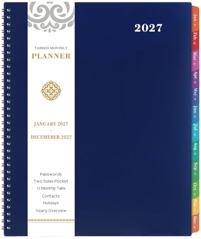 Amazon.com : 2027 Monthly Planner - 2027 Planner, JAN 2027 - DEC 2027 ...