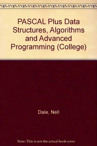 Pascal Plus Data Structures: Dale, Nell B.: 9780669152845: Amazon.com ...