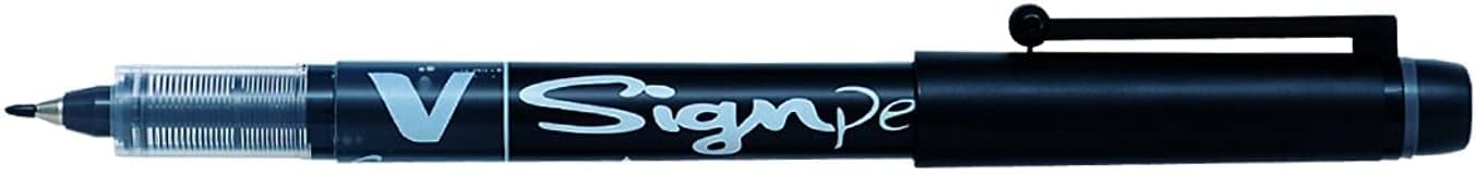 Pilot V Sign Pen Liquid Ink 2.0 mm Tip - Black, Single Pen : Amazon.ca ...