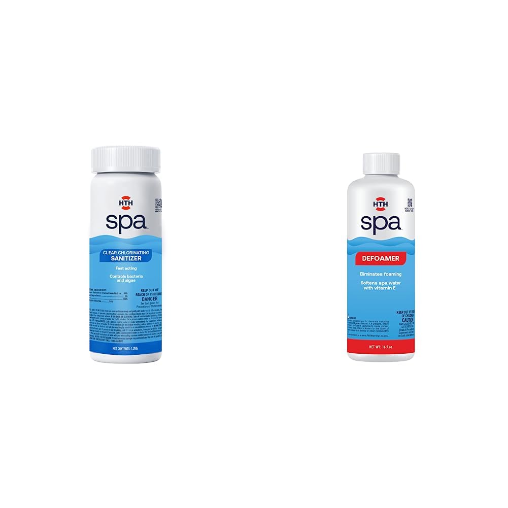 Amazon.com : HTH Spa 86134 Clear Chlorinating Sanitizer, Spa & Hot Tub ...