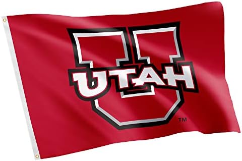 Amazon.com : Desert Cactus University of Utah Flag UT Utes Banners 100% ...