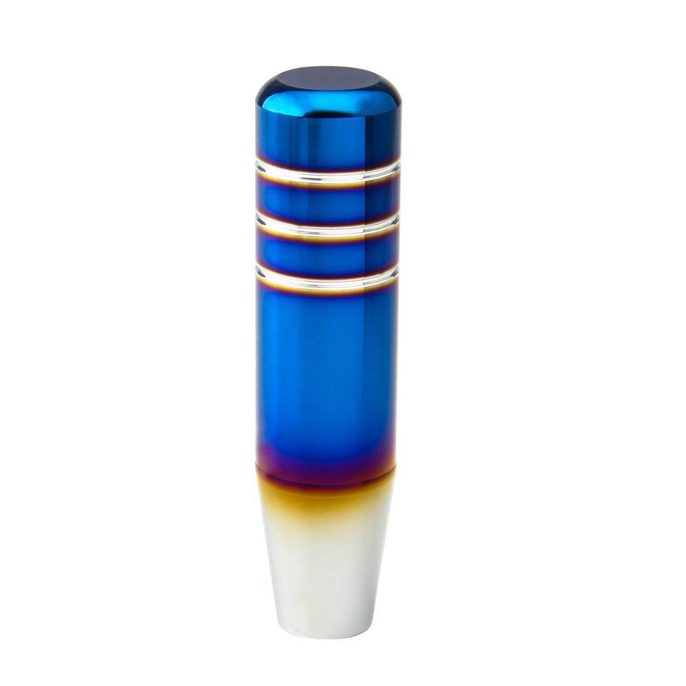 Snapklik.com : Aluminum Weighted Shift Knobs, Universal Burnt Blue Long ...