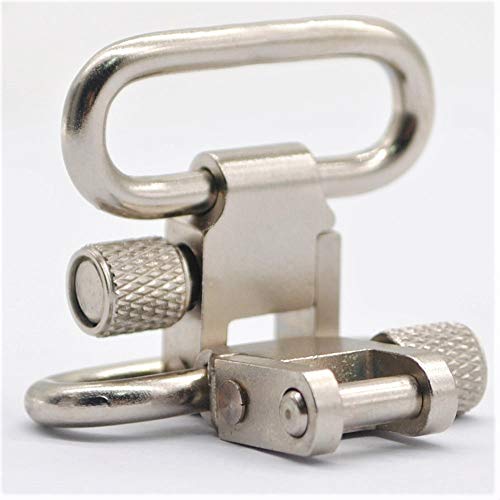 TRIROCK 2-pack Silver 1.0 Inch Quick Detachable Heavy Duty Sling Swivel ...
