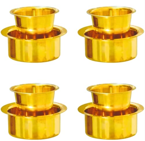 Buy SARADHA METALS Brass Kumbakonam Dabara Set | Traditional Kumbakonam ...