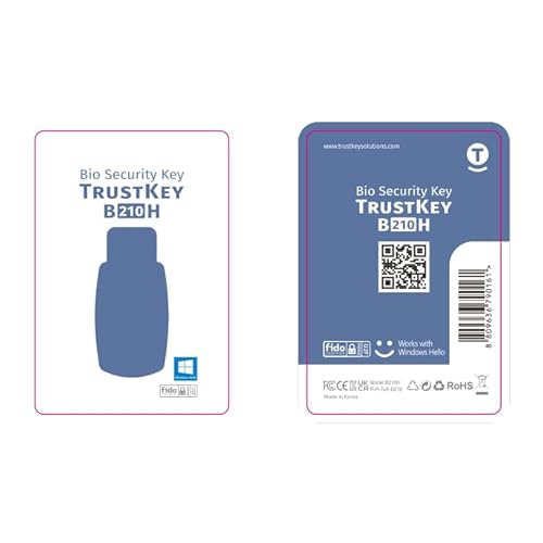 Snapklik.com : Passkey Windows Hello FIDO2 U2F Fingerprint Security Key ...