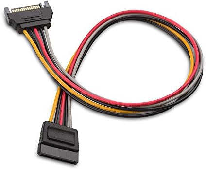 Amazon.com: StarTech.com 12in 15 pin SATA Power Extension Cable - SATA ...