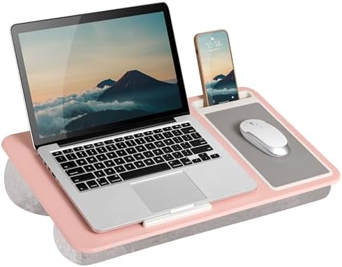 LapGear Home Office Lap Desk with Device Ledge, Mouse Pad, and Phone ...